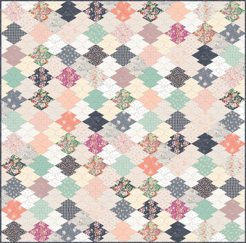 Floral Lanterns Quilt Pattern – Patchwork with Busyfingers