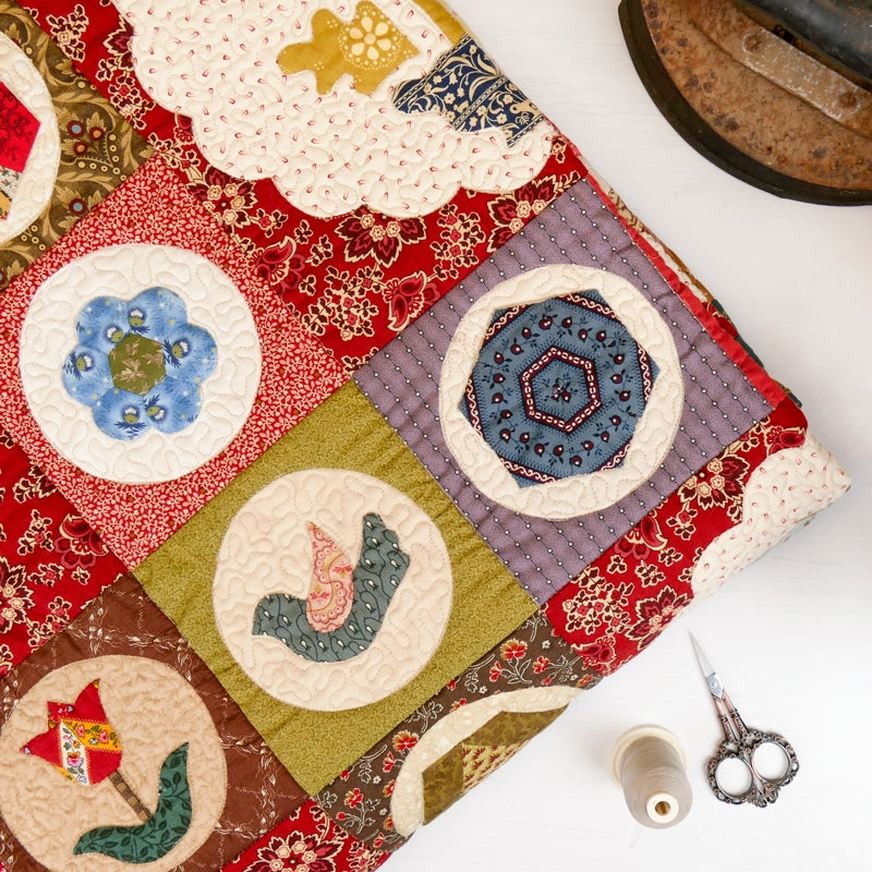 Antique Sampler Quilt Pattern – Patchwork with Busyfingers