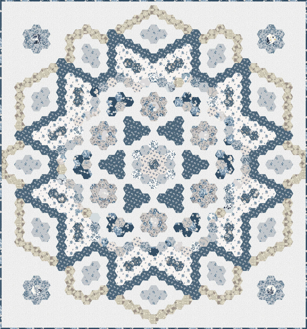 Forget Me Not Quilt Pattern – Patchwork with Busyfingers