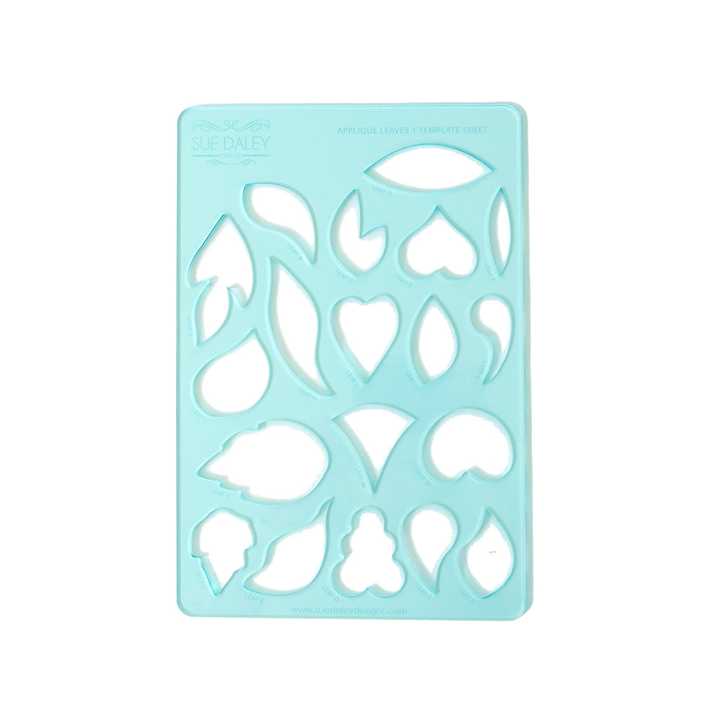 Applique Leaves Template Sheet – Patchwork with Busyfingers