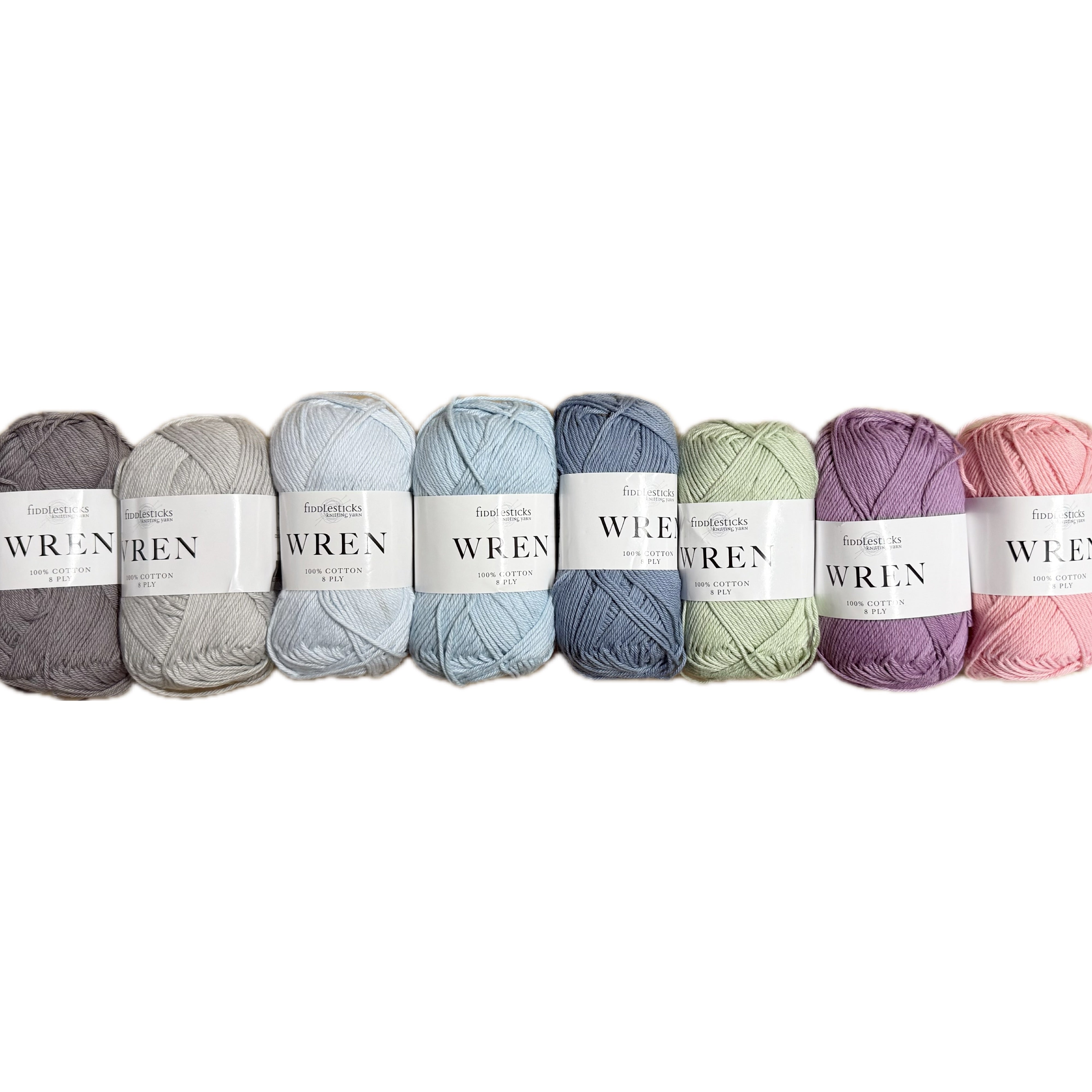 Fiddlesticks Wren Fairy Frost Yarn Set