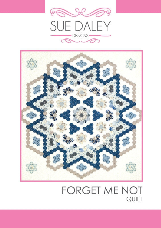 Forget Me Not Quilt Pattern – Patchwork with Busyfingers