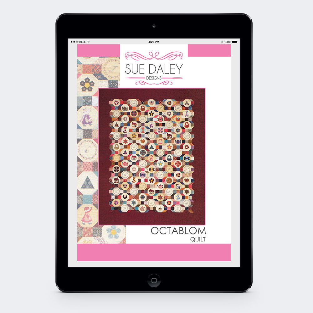 Octablom Quilt PDF Pattern – Patchwork with Busyfingers