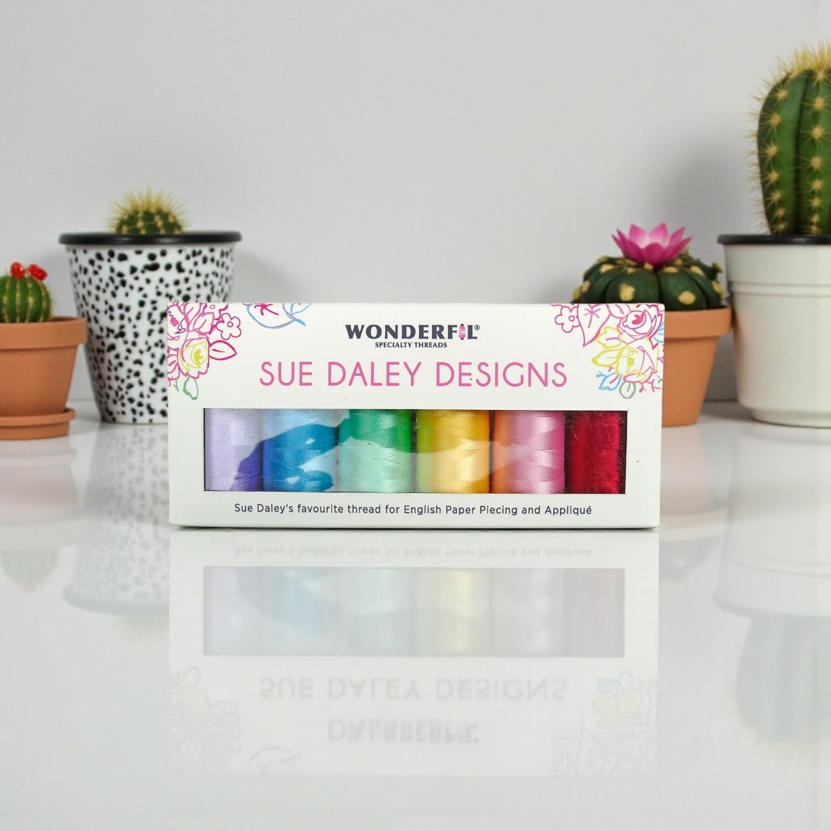 Sue Daley Wonderfil Thread Pack Brights - Quilting Thread - Busyfingers