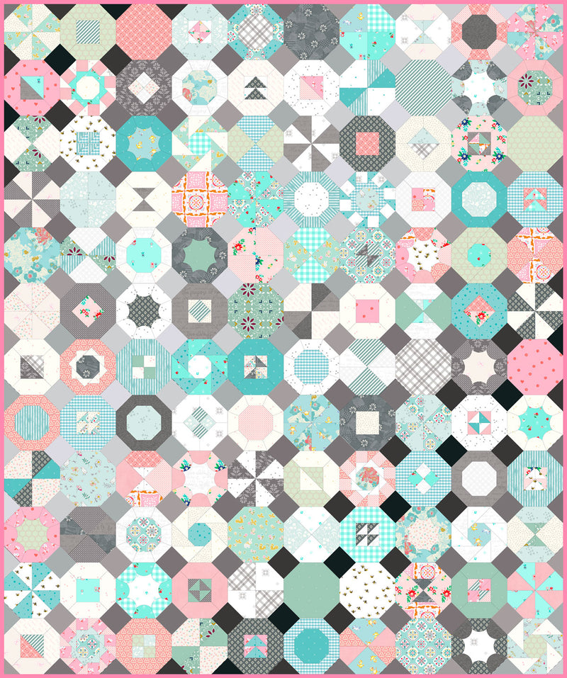 Cotton Candy Quilt Pattern – Patchwork with Busyfingers