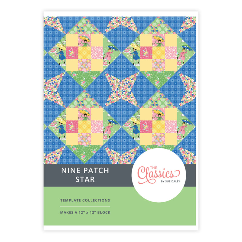 Nine Patch Star Classic Template Set – Patchwork with Busyfingers