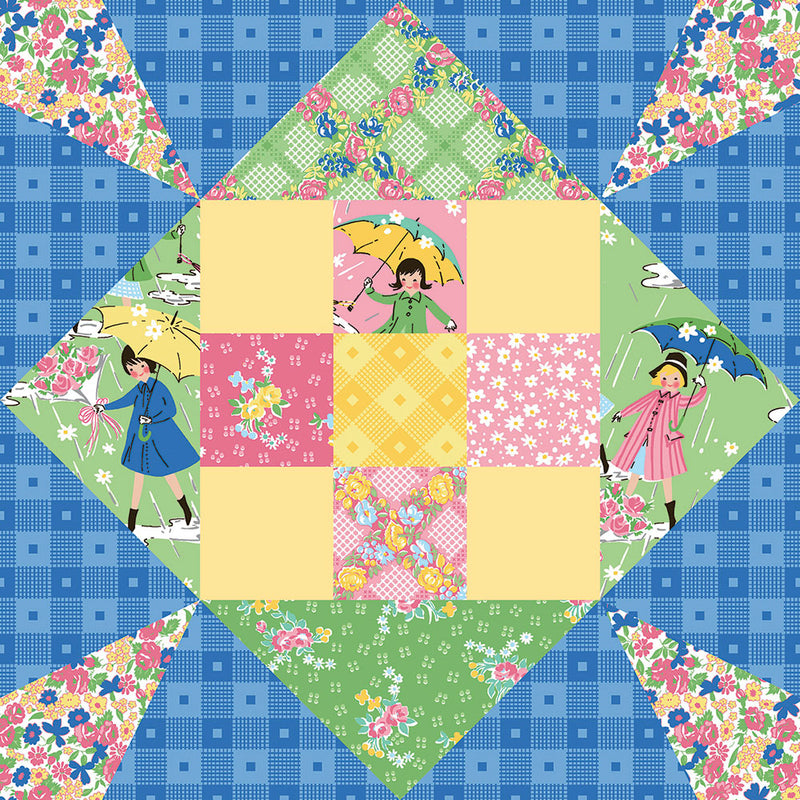 Nine Patch Star Classic Template Set – Patchwork with Busyfingers