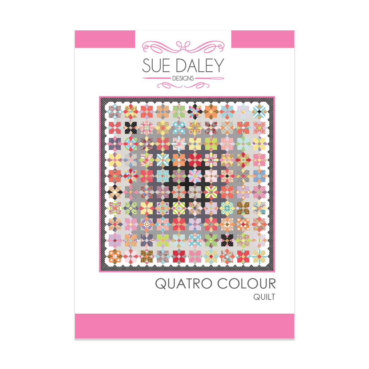 Quatro Colour Quilt Pattern – Patchwork with Busyfingers
