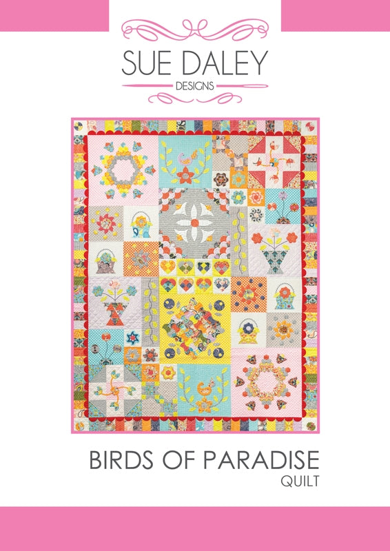 Birds of Paradise Quilt Pattern – Patchwork with Busyfingers